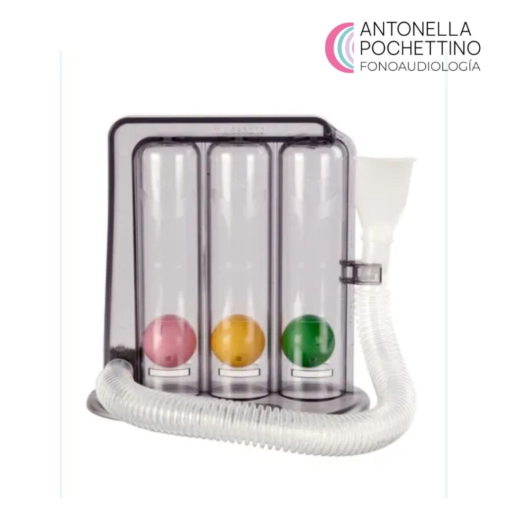 Ejercitador pulmonar “Tri Balls” - Antonella Pochettino